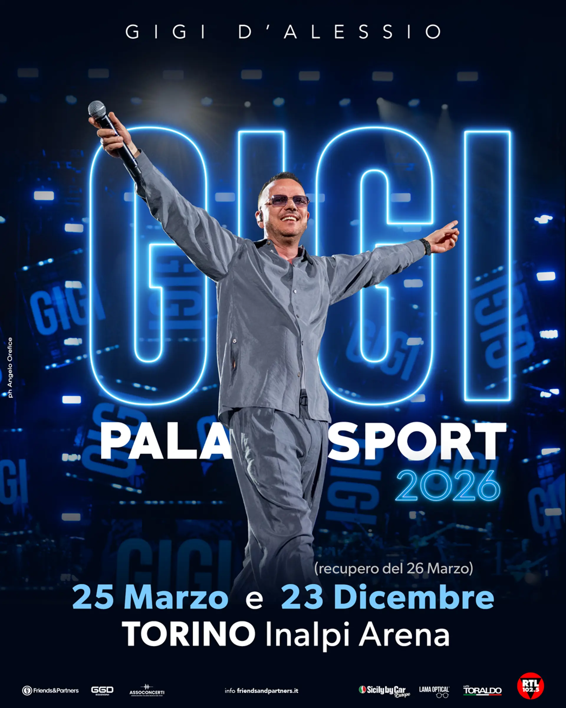 GIGI D'ALESSIO Tickets, Tour and Concert Dates – www.inalpiarena.it
