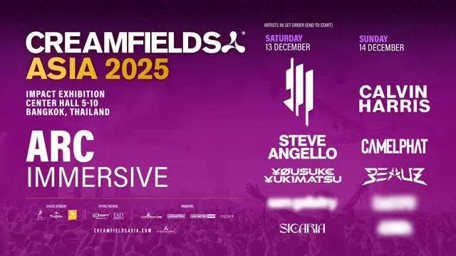 Creamfields Asia 2025