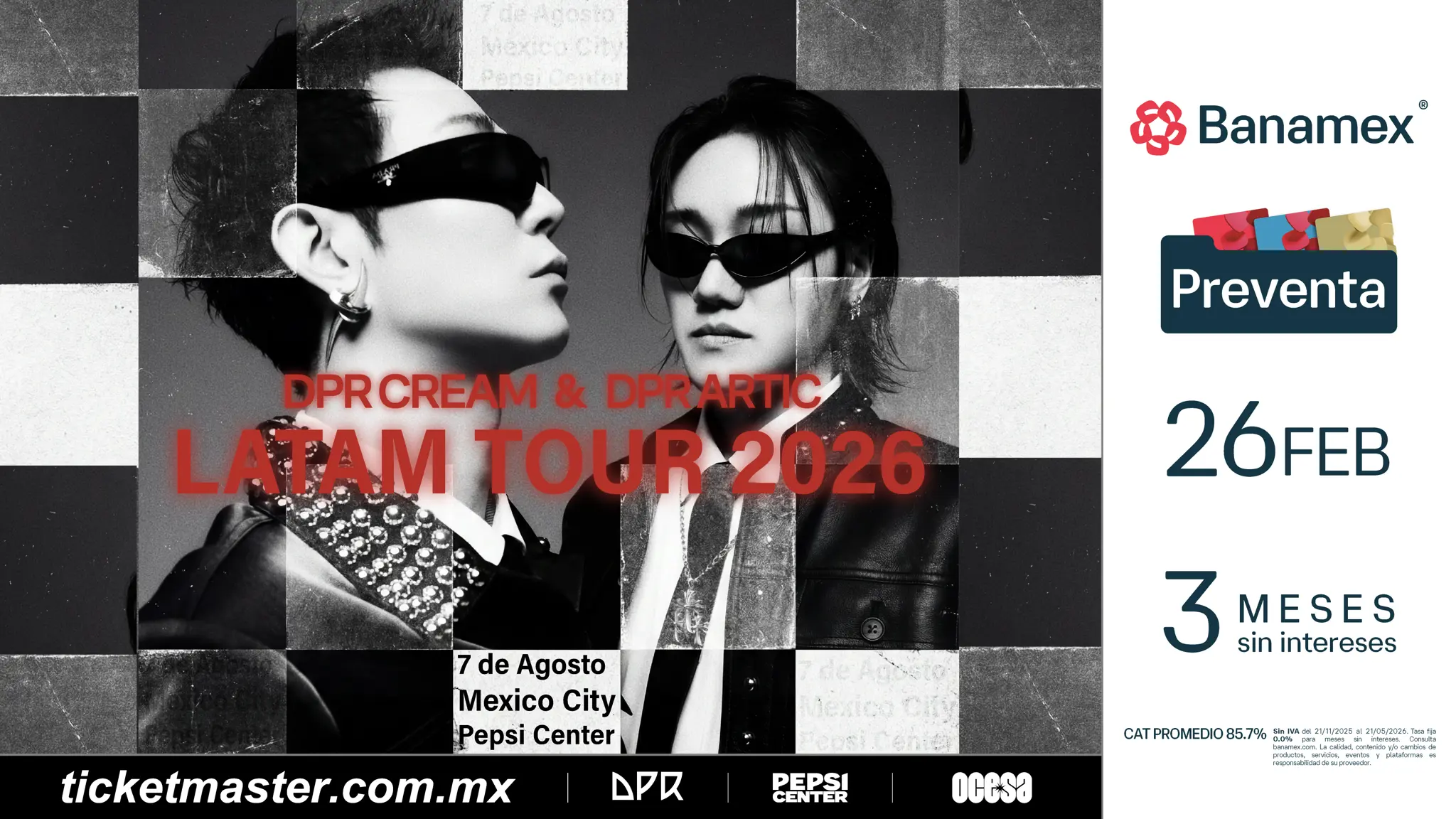 DPR CREAM & DPR ARTIC Tickets, Tour and Concert Dates – www.ocesa.com.mx